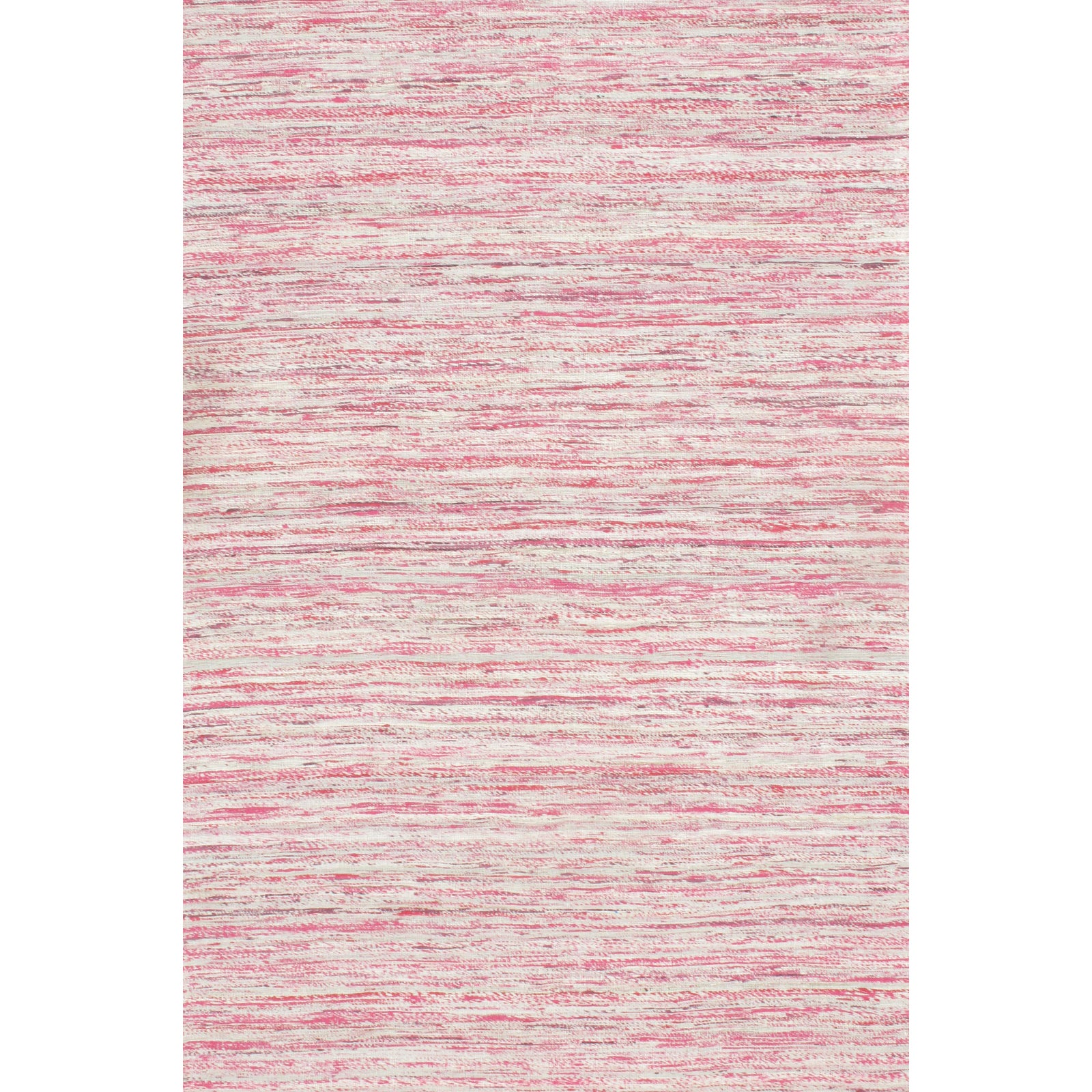 Pasargad Pink Color Sari-Silk Modern Flat Weave Rug - 2' X 3' | Chairish