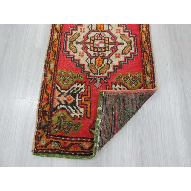 Vintage Mini Turkish Rug - 1′7″ × 3′3″ | Chairish