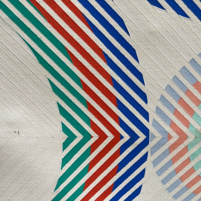 1980's Op Art Acrylic on Canvas by Gabe Silverman | Chairish