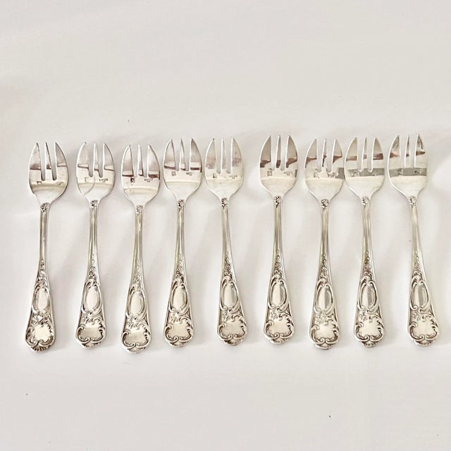 French Louis XV Rococo Style Ercuis Silversmiths France Silver Oyster ...