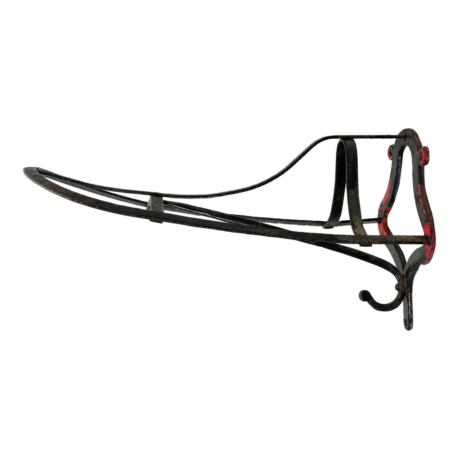 Antique Cast Iron & Wrought Iron English Style Saddle & Tack Horse ...