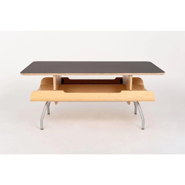 Mid Century Style Plywood Coffee Table by Herman Miller 2000s | Chairish