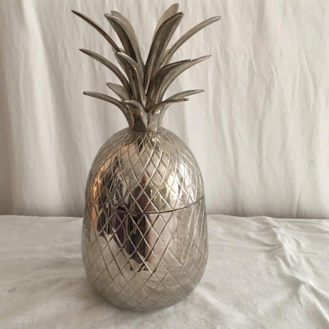 1950s Hollywood Regency Nickel-Plated Diamond - Textured Metal ...