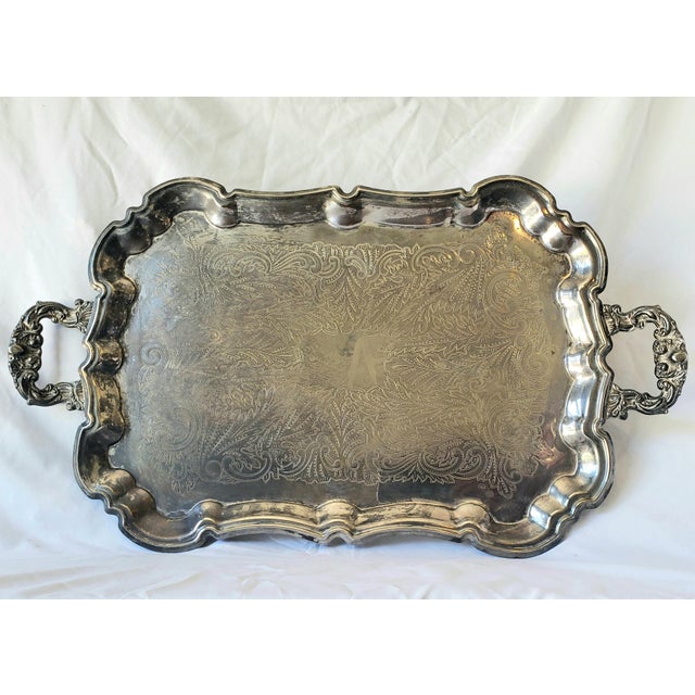 Vintage Leonard Silver Co. Style England Silverplate Footed English ...