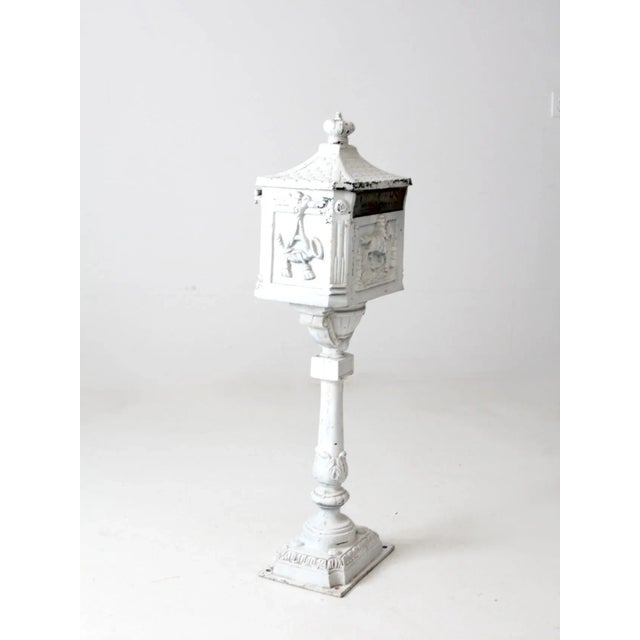 Antique Cast Iron Mailbox | Chairish