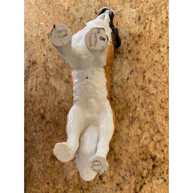 Vintage 1970s St. Bernard Beswick Dog Figurine | Chairish