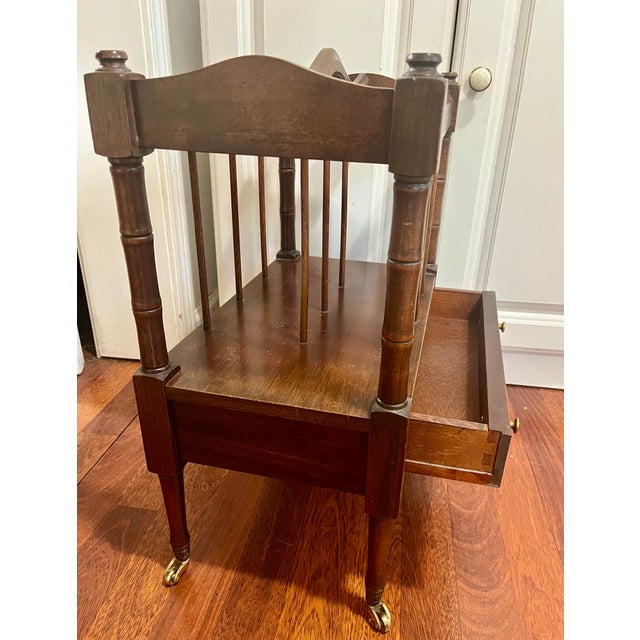 Canterbury Magazine Rack Drawer | Chairish