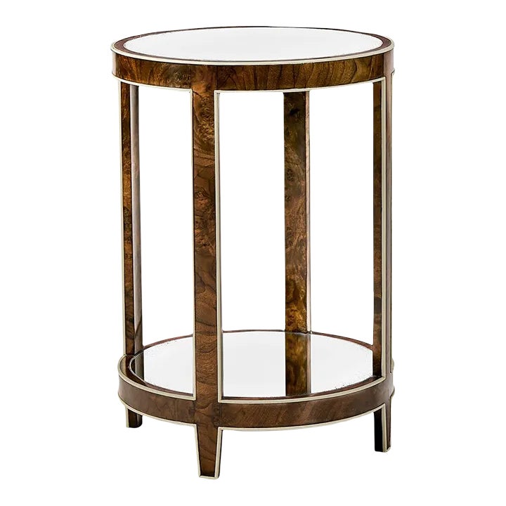 Modern Round Side Table | Chairish