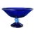 Hand Blown Japanese Cobalt Blue Glass Compote Bowl, C1980s | Chairish