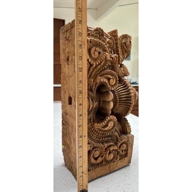 18th Century Antique Hardwood Indian Temple / Chariot Architectural ...