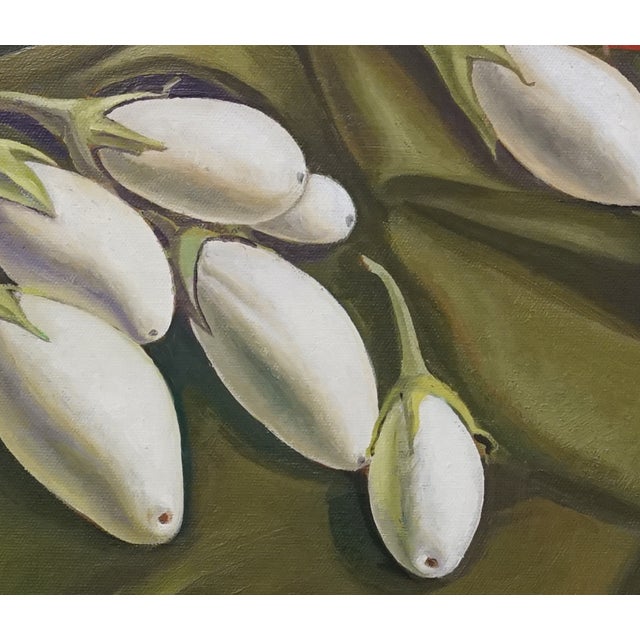 "White Aubergines" Original Painting by Andreas Charalambous, 2008 ...