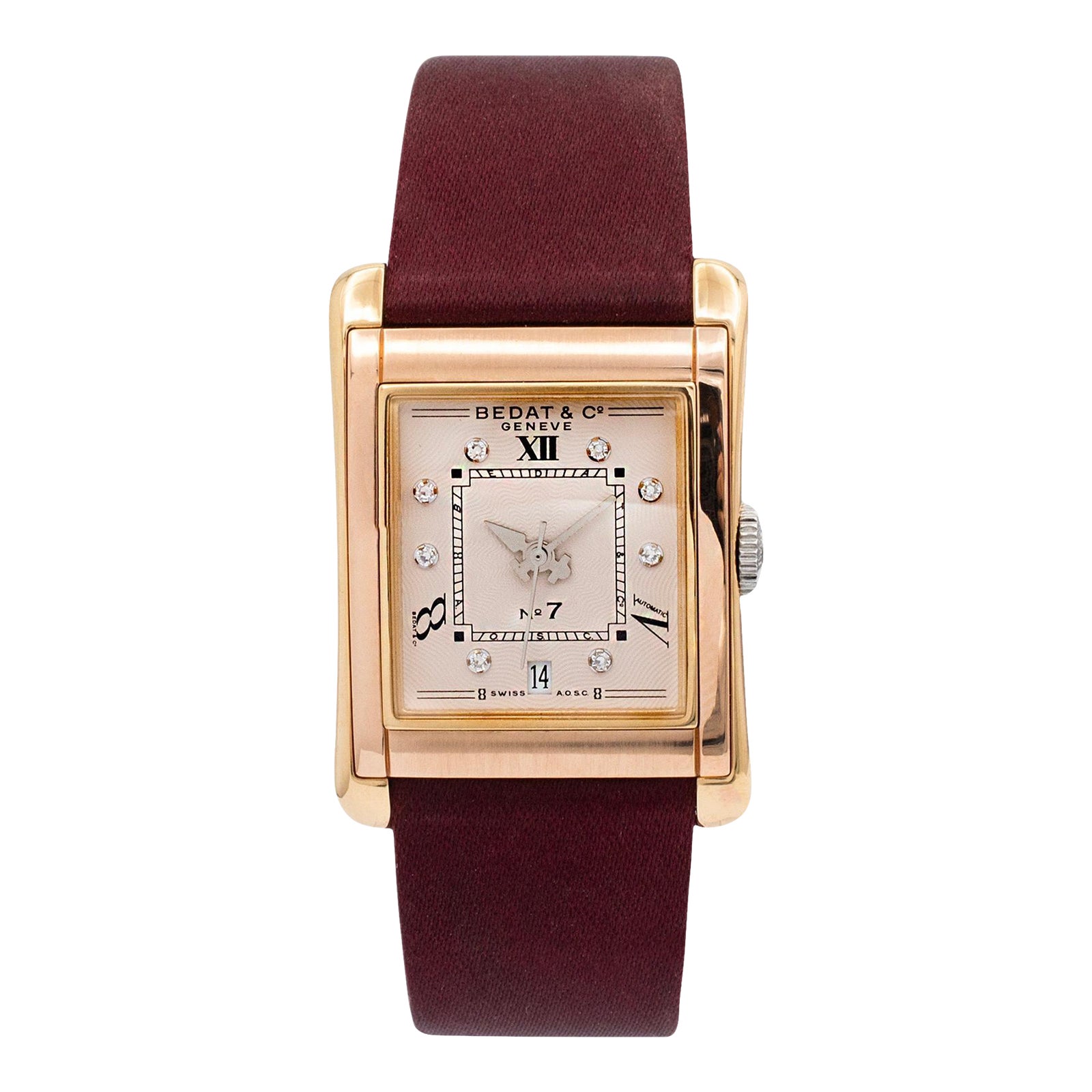 Bedat & Co. Geneve N07 728 27MM Diamond Dial 18K Gold Stainless Steel ...