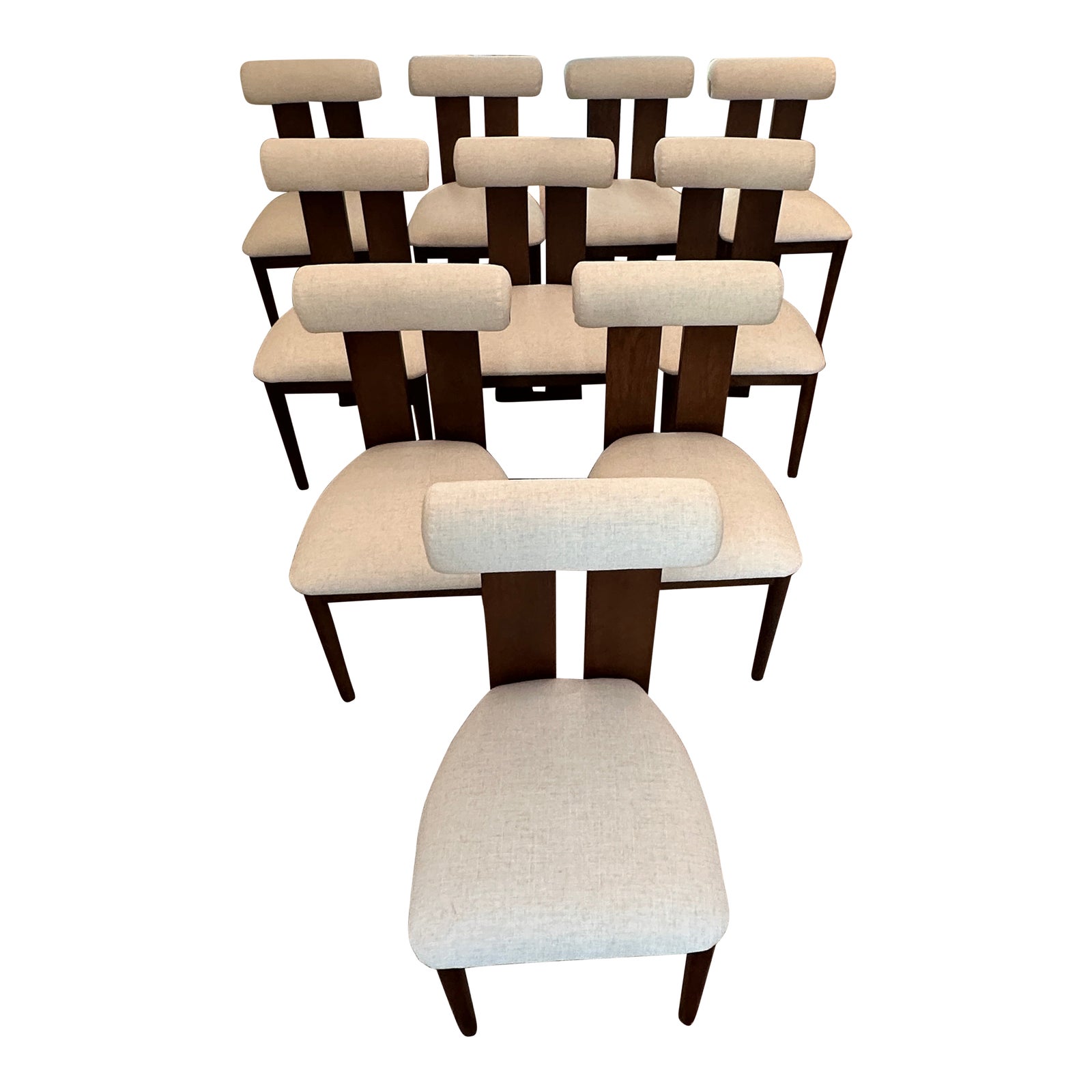 Hippo Style Dining Chairs -Set of 10 | Chairish