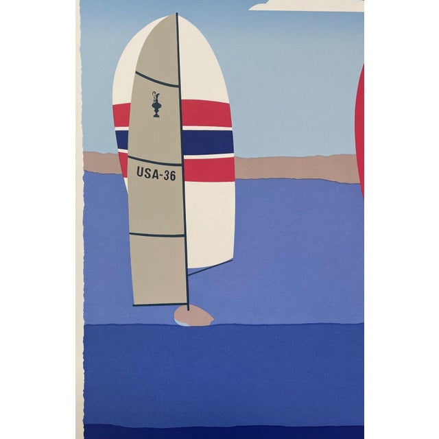 Original Dennis Conner 'america's Cup '95' Yachts Sailing Signed L/e ...