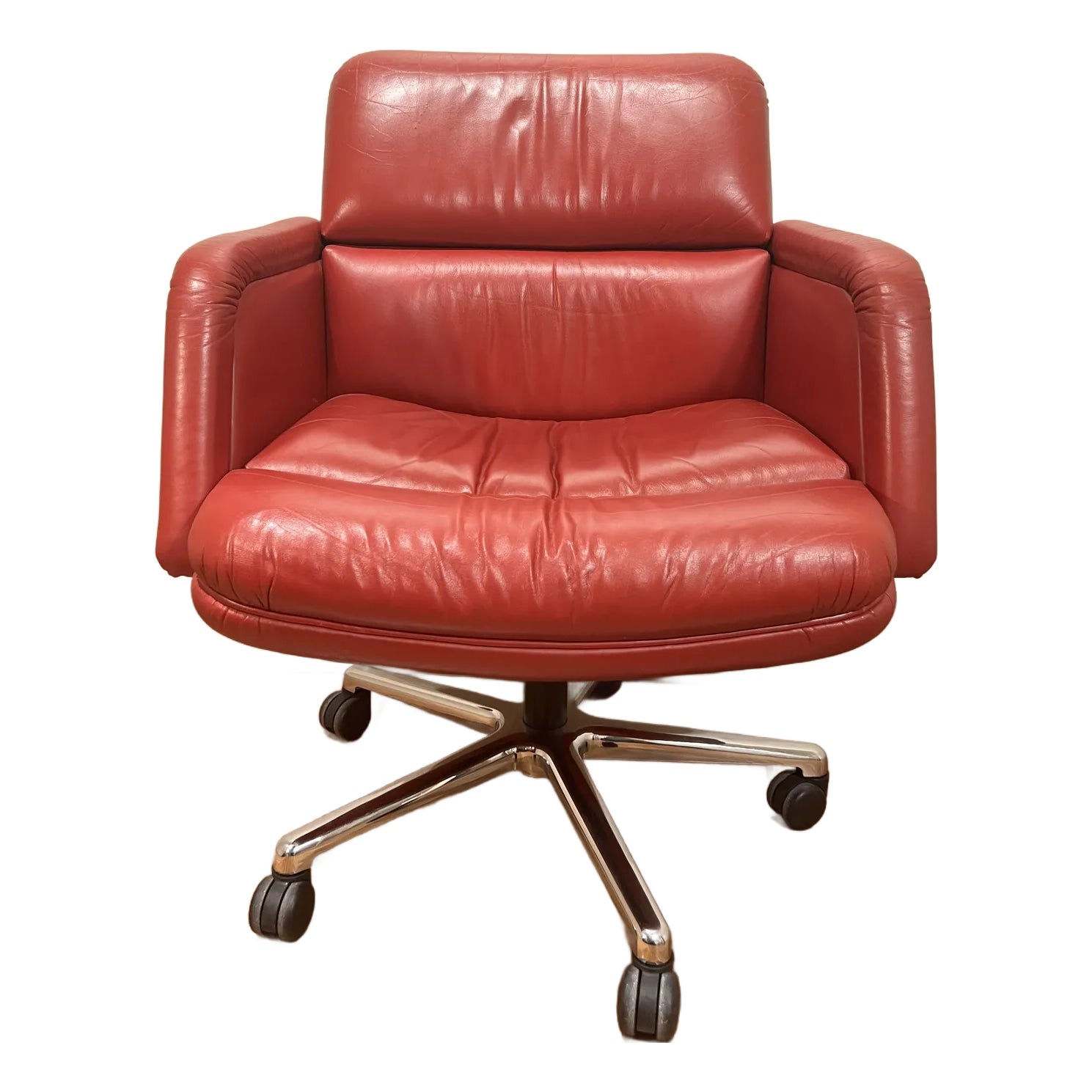 1980s Keilhauer All Leather Chair | Chairish