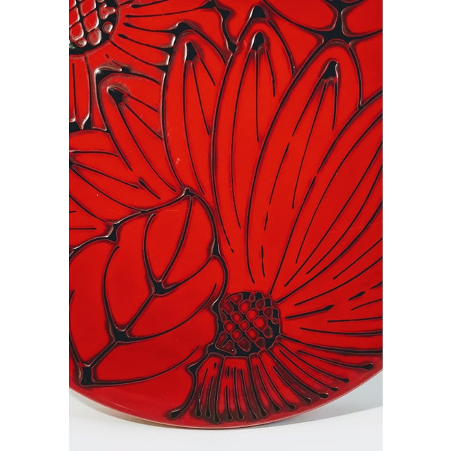 Vintage Japanese Red Lacquer Divided Box and Tray - Separates to Three ...