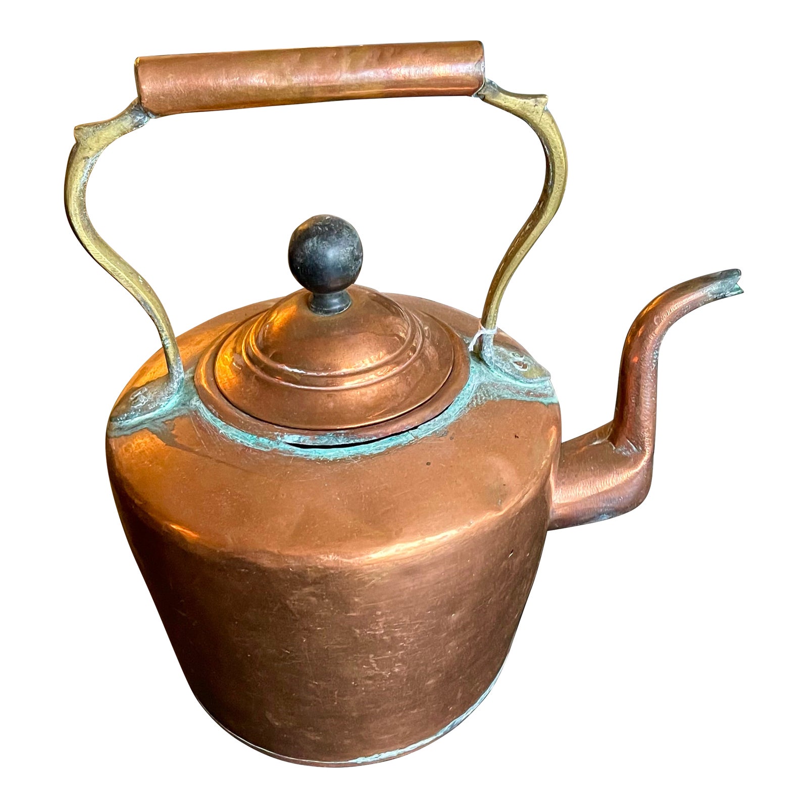 19th C. English Copper Kettle | Chairish