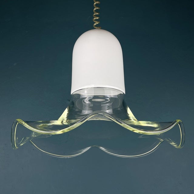 1970s Murano Pendant Lamp by Roberto Pamio & Renato Toso for Leucos Italy | Chairish