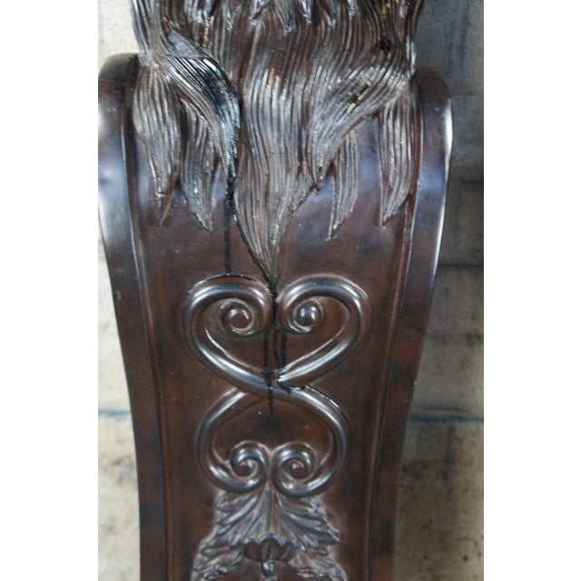 Set of 2 Vintage Architectural Lion Head Corbels Columns Pillars ...
