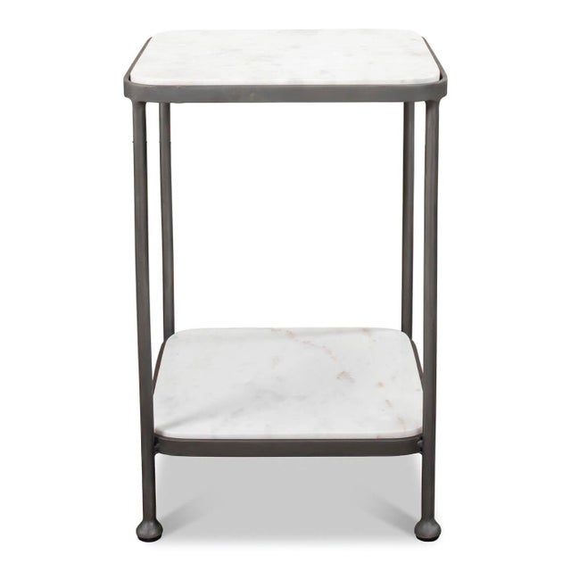 Small Iron Side Table | Chairish