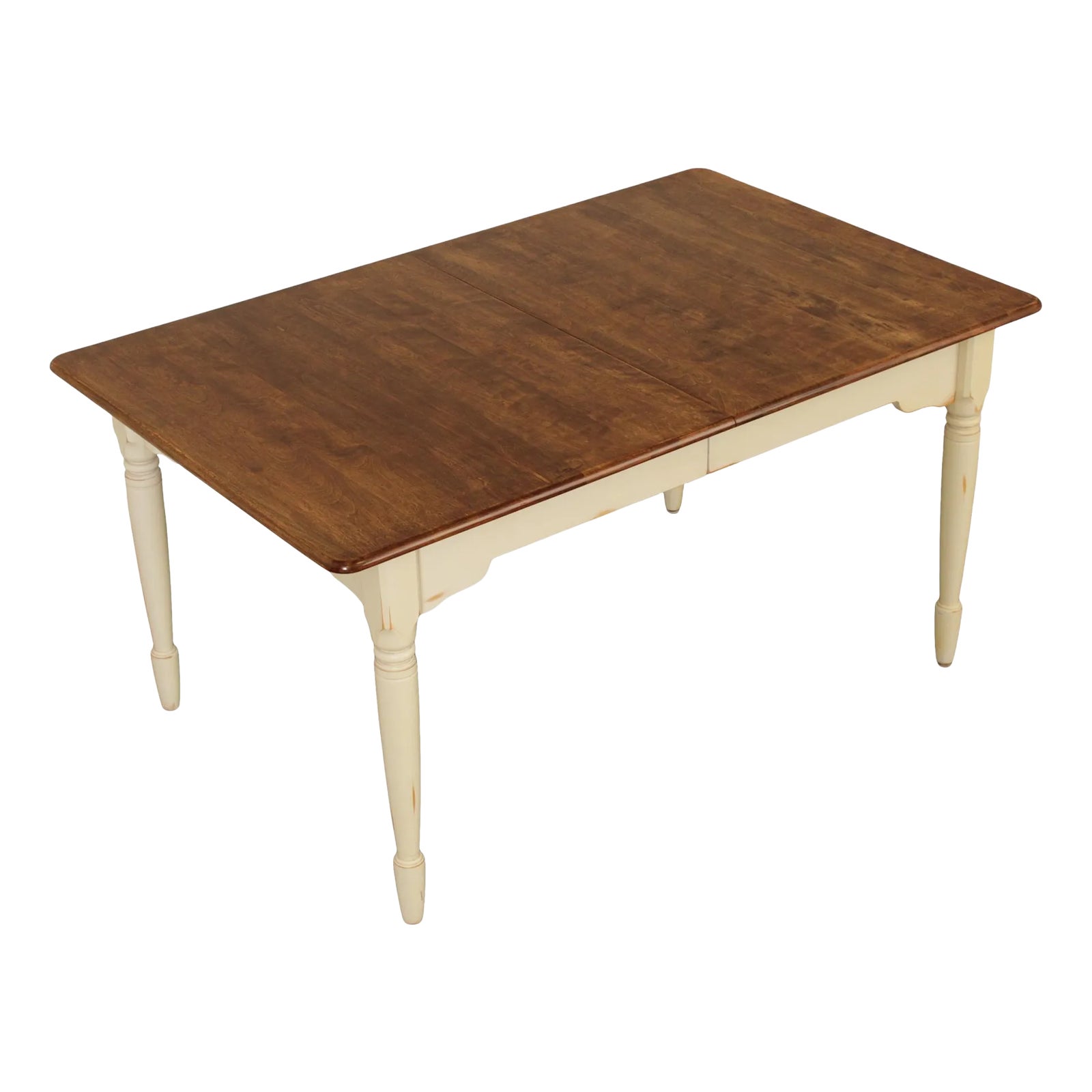Nichols and Stone Farmhouse Style Expandable Dining Table | Chairish