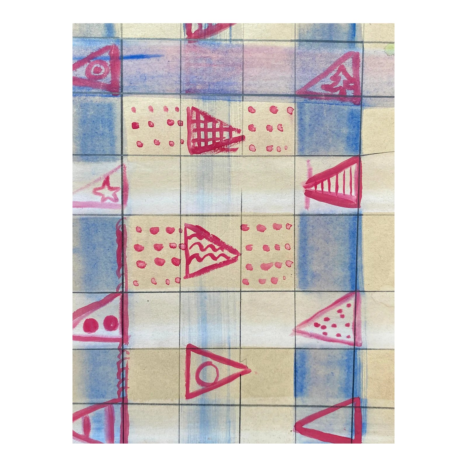 1930s Helen Malta Flag Nautical Painting | Chairish