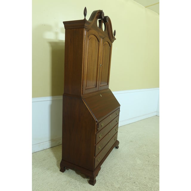 Vintage 1930s Georgian Mahogany Blind Door Secretary Desk Chairish