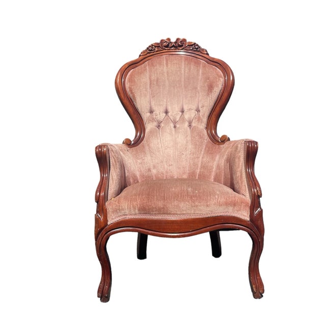 Vintage Victorian Kings & Queen Chairs- Set of 2 | Chairish