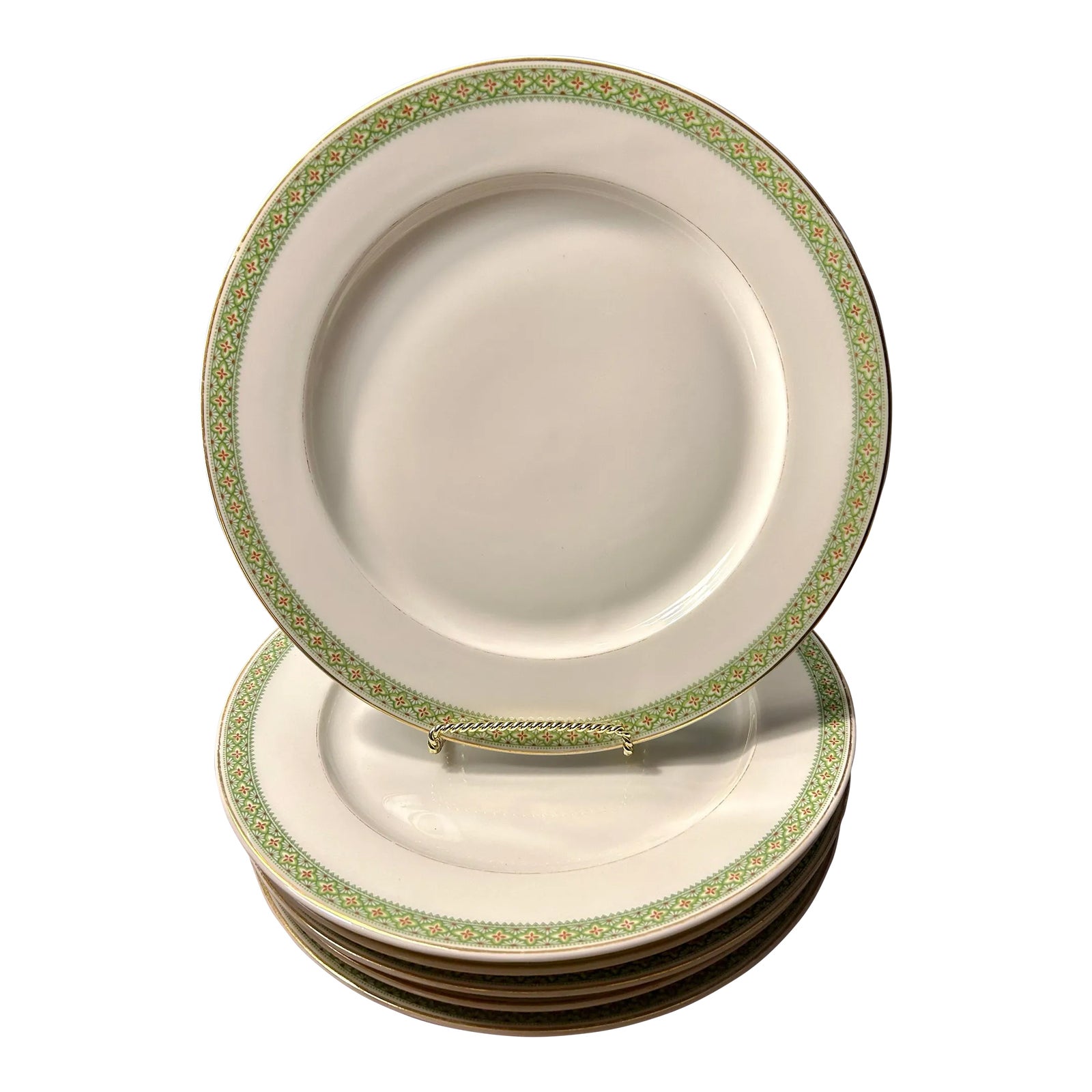 S/6 Limoges Dinner Plates | Chairish