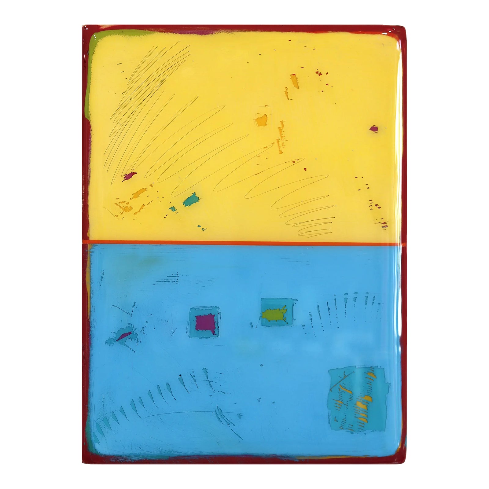 The Window 295 - Modern Resin Original Artwork by Ricky Hunt | Chairish