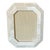 Creamy Beige Octagonal Marble Picture Frame With Cream Velvet Lining ...