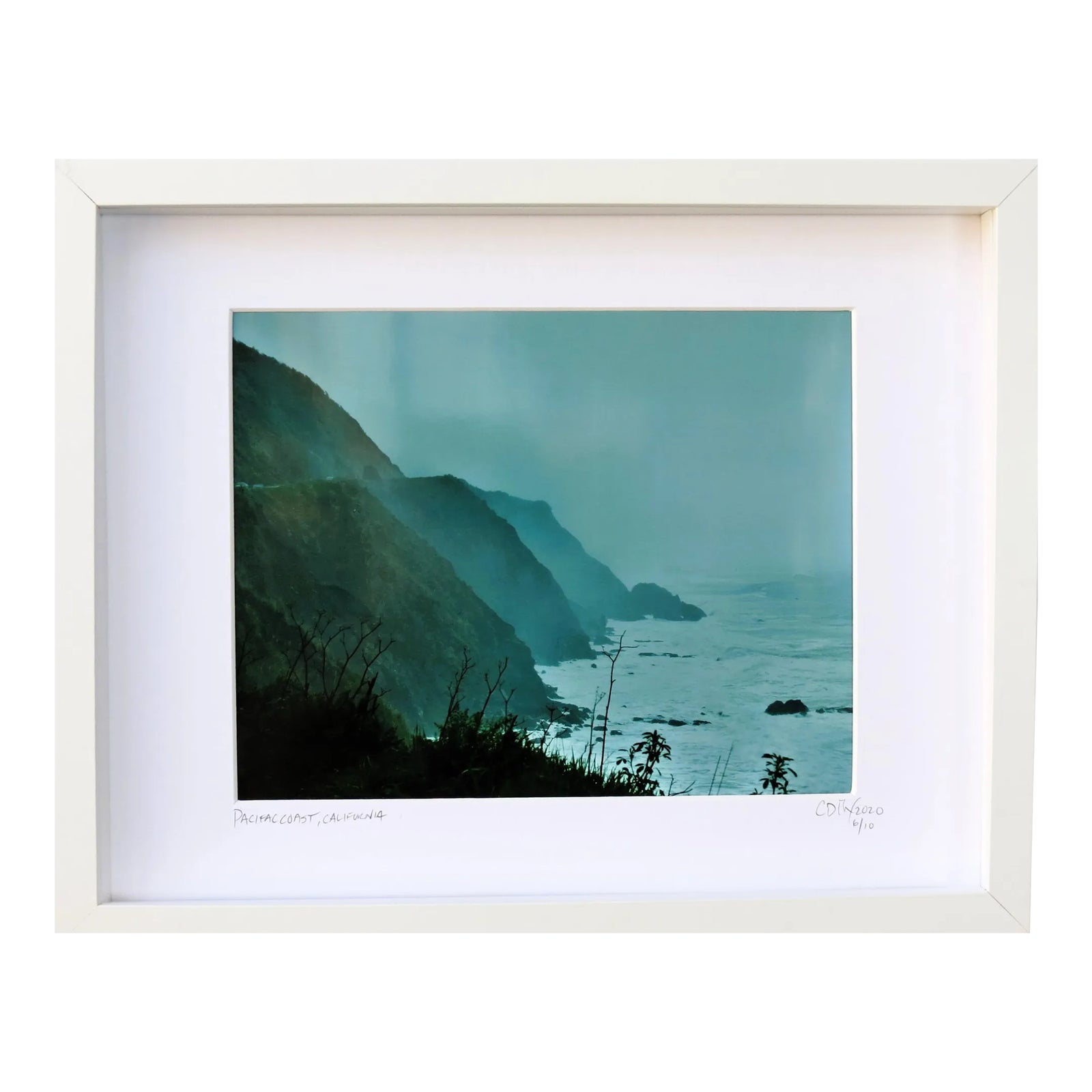 Limited Edition Seascape Photography, Framed by C. Damien Fox | Chairish