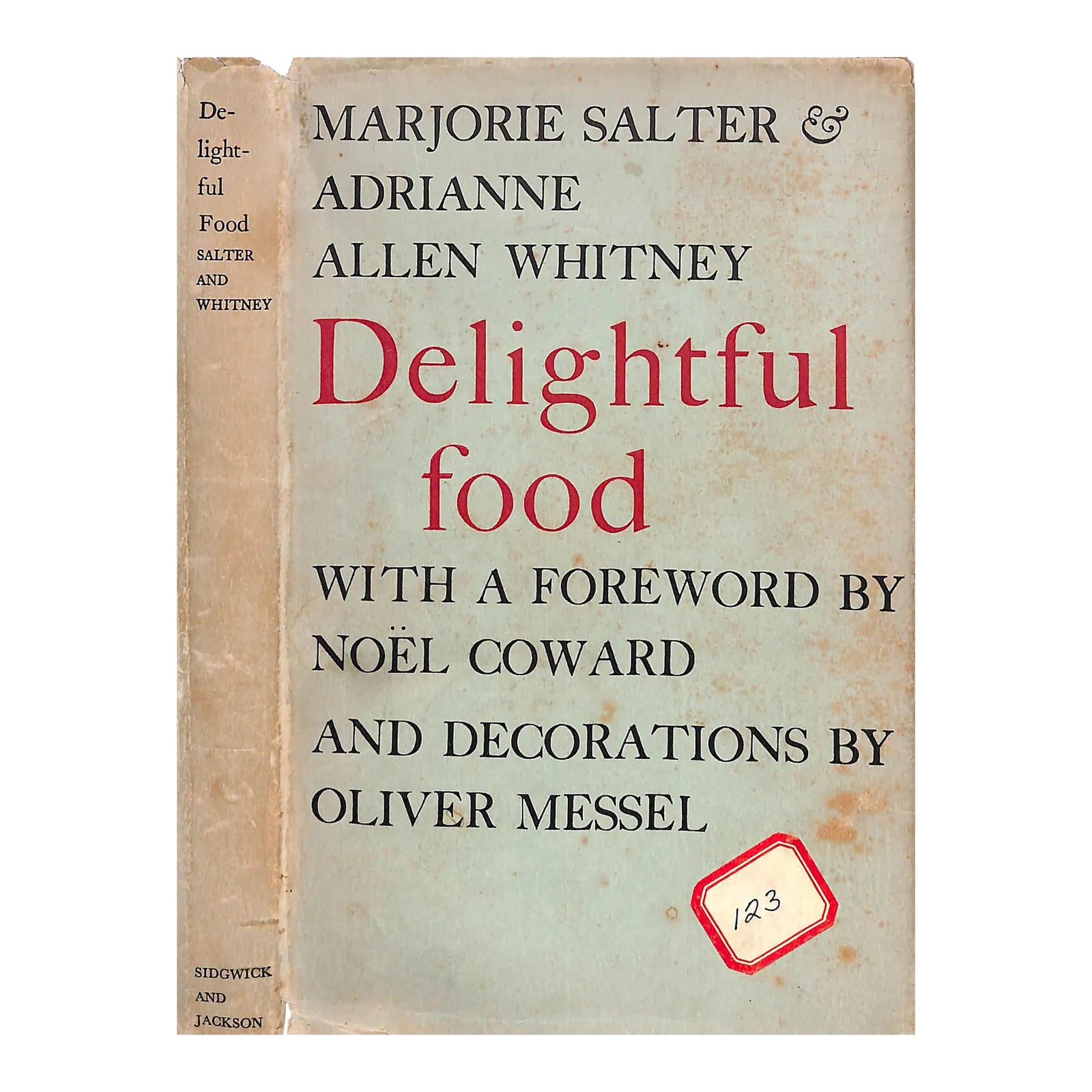 "Delightful Food" 1957 Whitney, Adrianne Allen (Inscribed) | Chairish