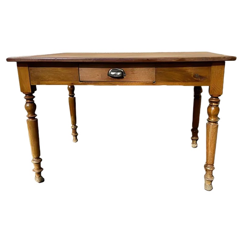 Antique Louis Philippe Cherry Bistro Table, 1900s | Chairish