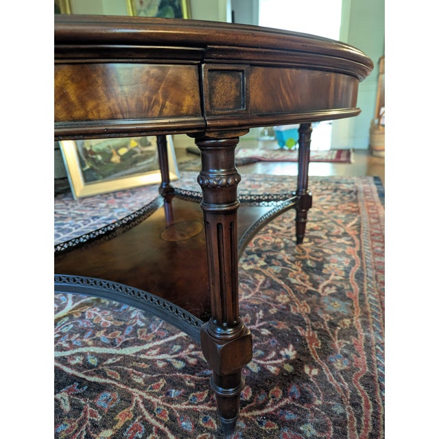 Theodore Alexander Living Room the Galleried Cocktail Table | Chairish