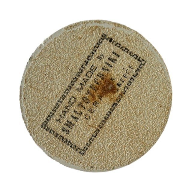 Vintage Greek Smaltotechniki Ceramic Tile Coaster | Chairish