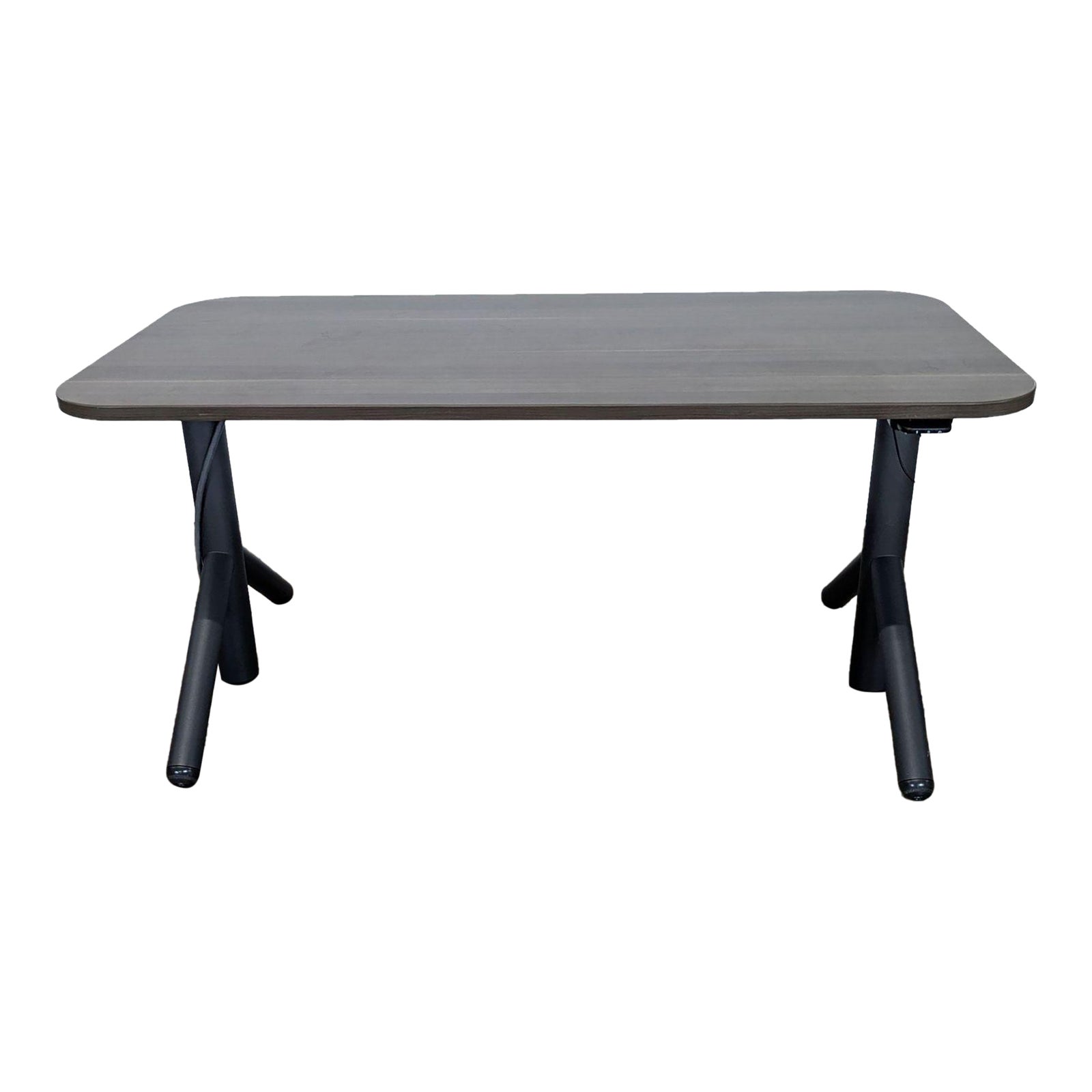 Steelcase Flex Height Adjustable Standing Desk | Chairish