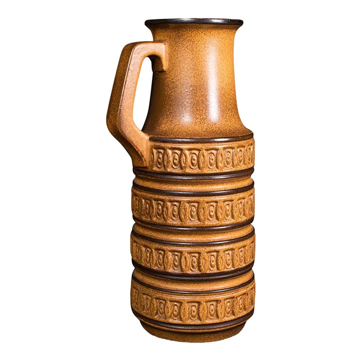 1970s Tall Vintage German Decorative Jug | Chairish
