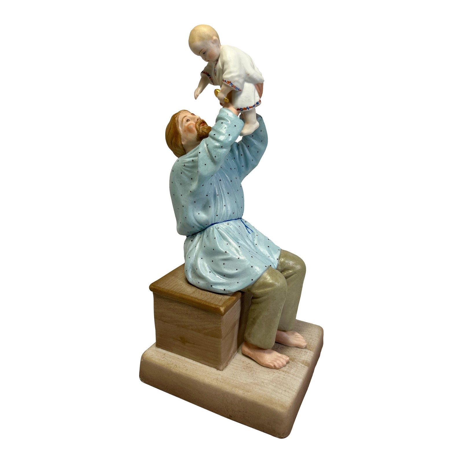 Antique Mid 19th Century F. Gardner Porcelain Figurine | Chairish