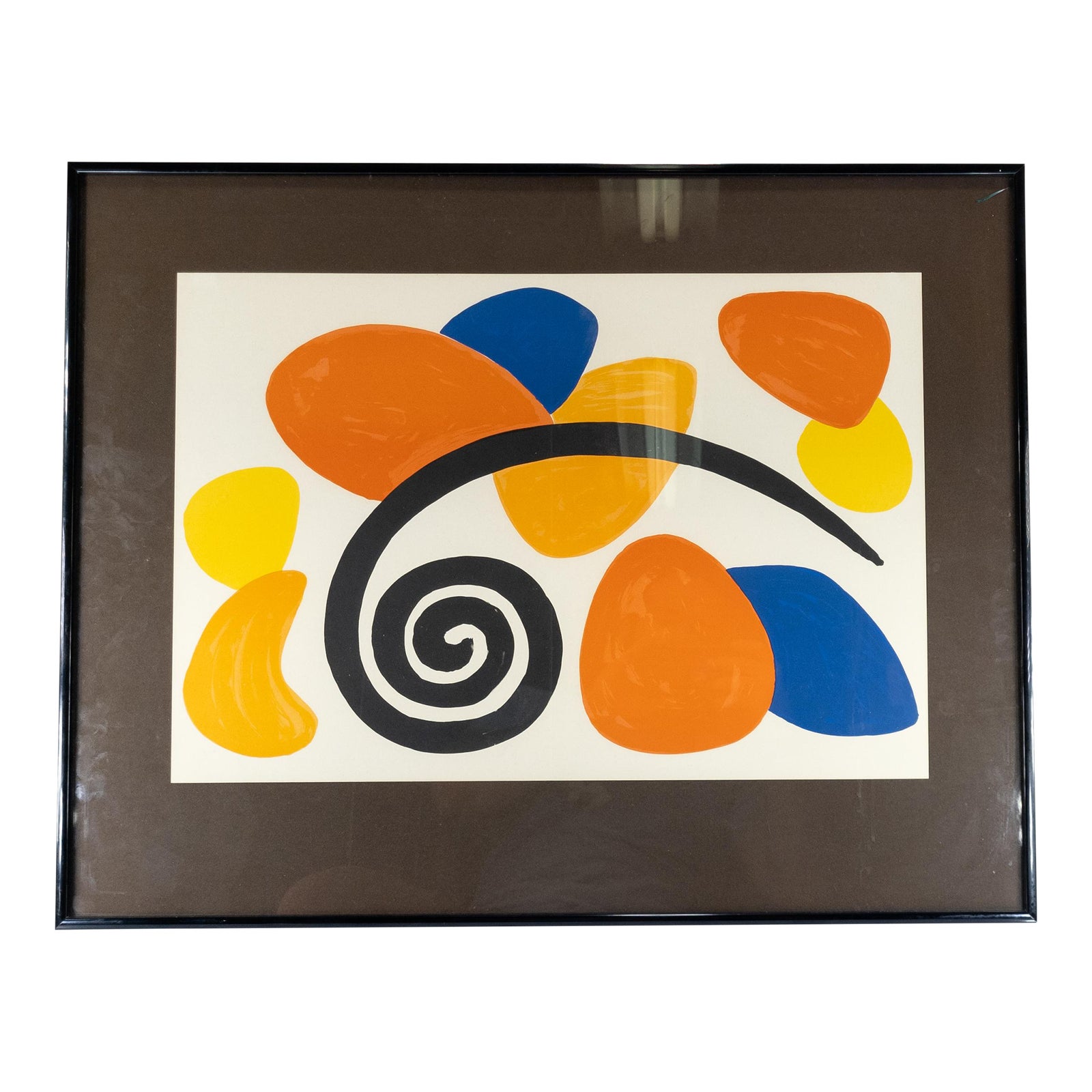 Mid-Century Modern Alexander Calder Lithograph Print From "Derriere Le ...