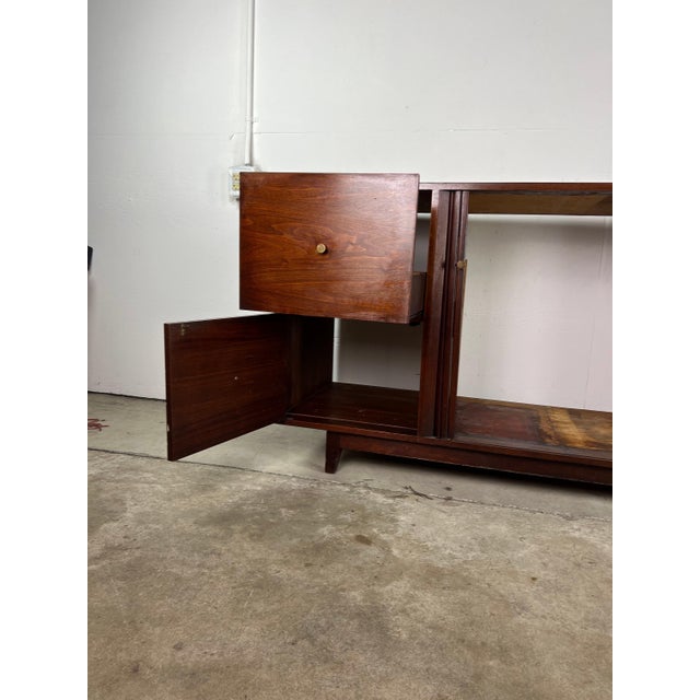 Mid Century Modern Custom Stereo Cabinet | Chairish