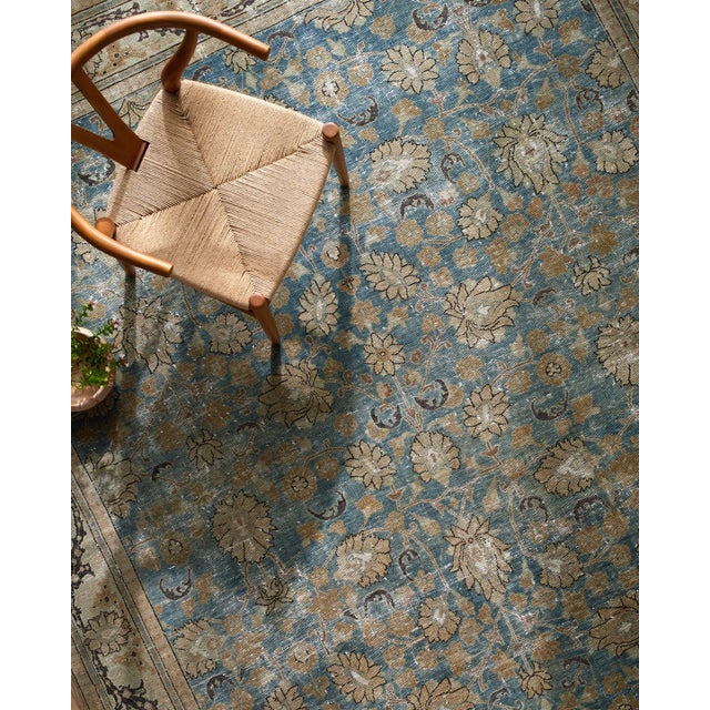 Antique Persian Tabriz Area Rug | Chairish