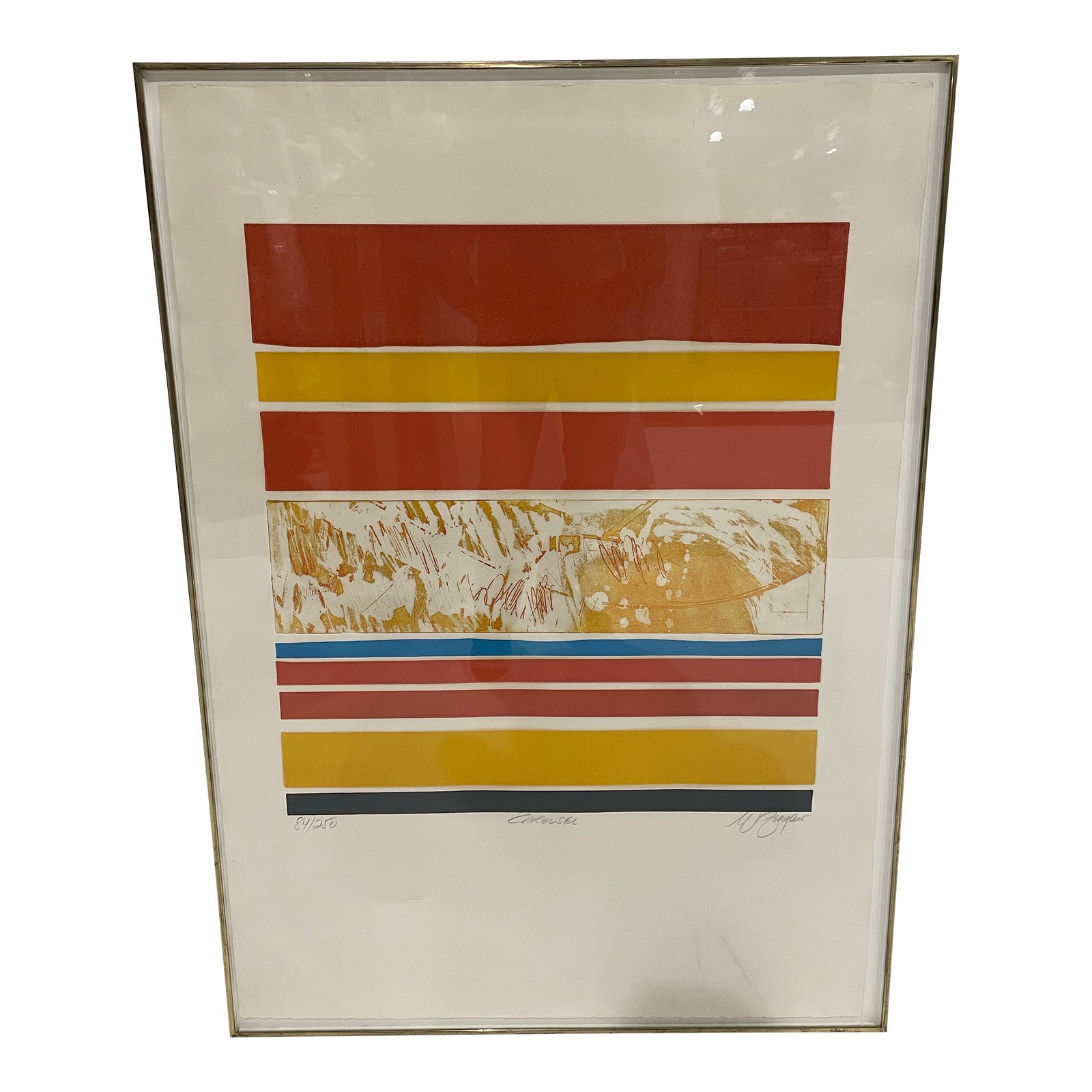 Julius F. Gayler “Cincousel” Limited Edition Aquatint Etching | Chairish