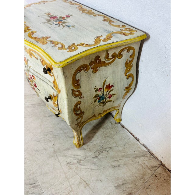 Hand Painted Vintage Italian Chest | Chairish