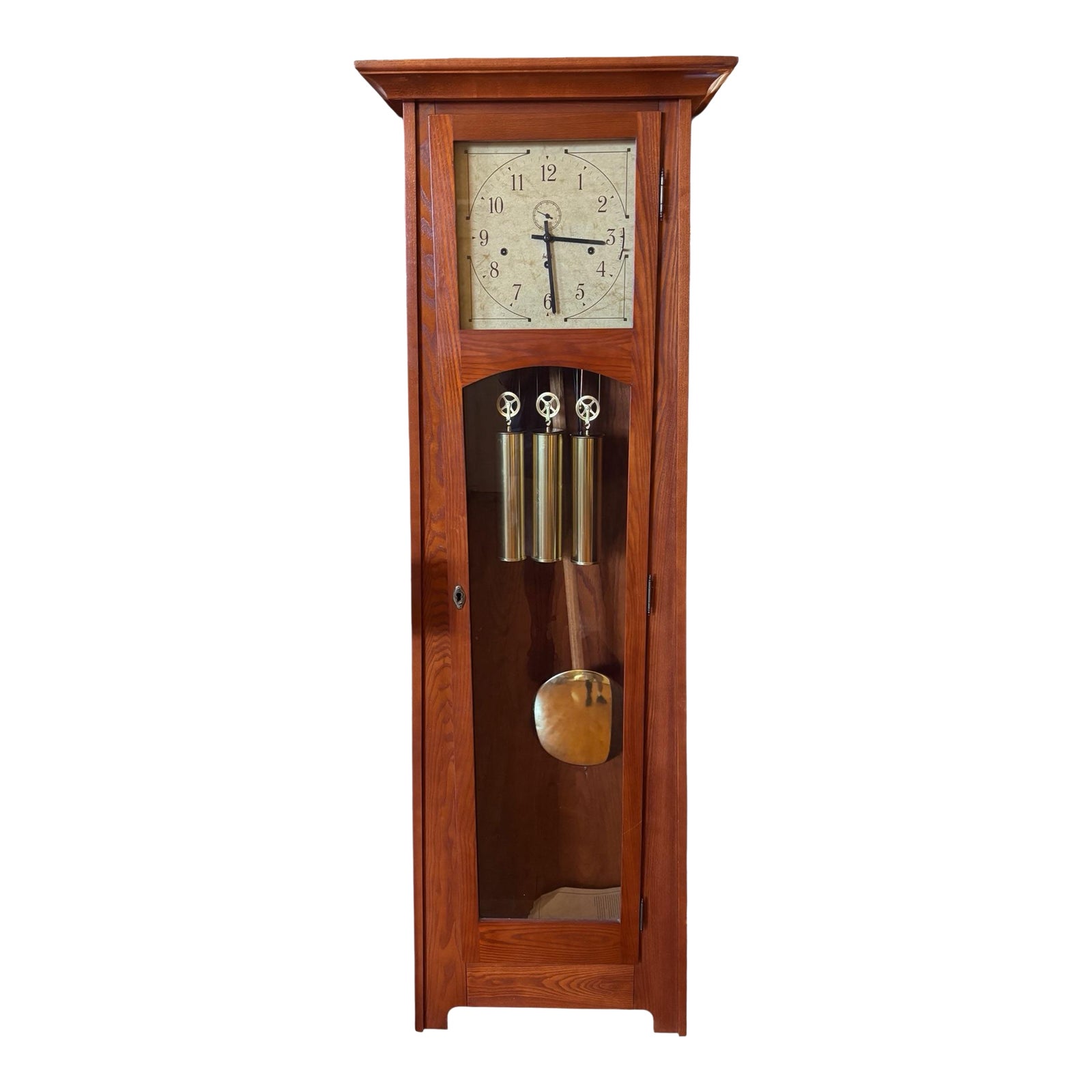 Hentschel Grandfather Clock Model 6050 | Chairish