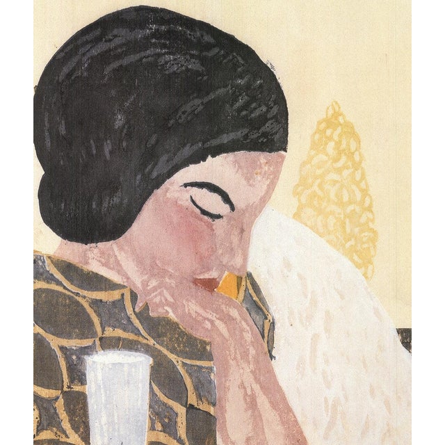 1999 Onchi Koshiro 'Le Printemps' Contemporary Offset Lithograph | Chairish