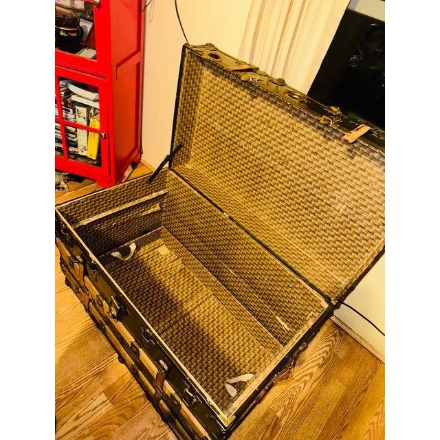 Early 1900s Steamer Trunk w.a Meeks, Circa Turn of the Century with ...