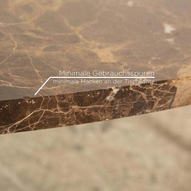 Large Tuk Marble Coffee Table in Dark Brown from Bolia | Chairish