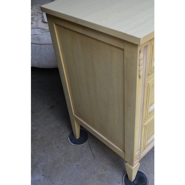 1950s Attributed to Basic Witz Yellow French Provincial Long Low 6 ...