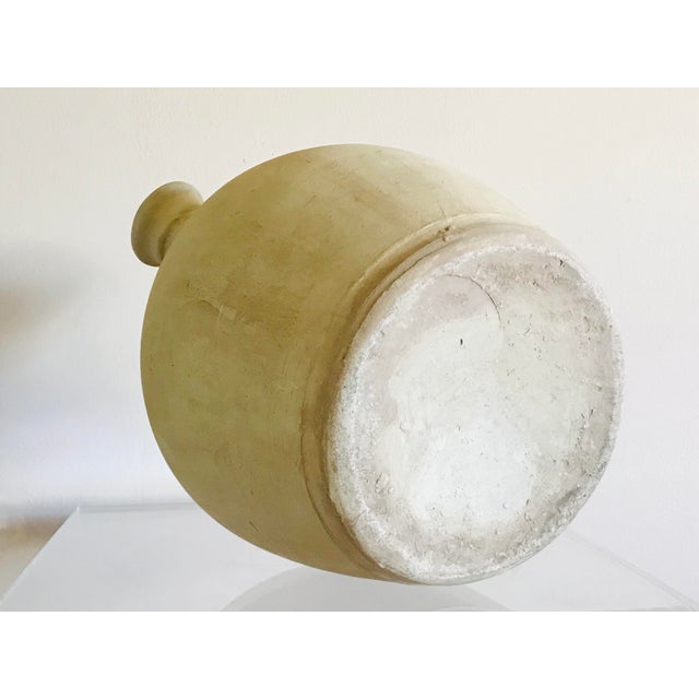 20th Century Spanish White Earthenware Botijo | Chairish